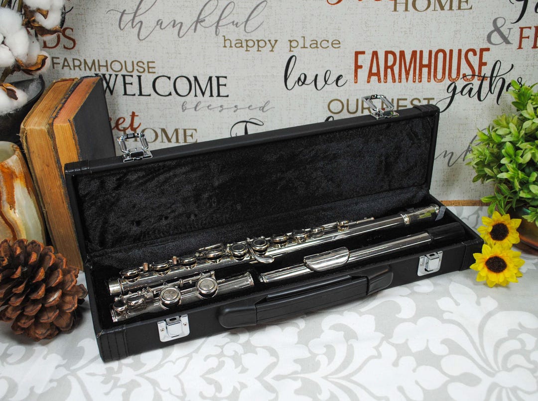 Vintage Welnou Brand Silver Plated Flute With Hard Case - Etsy