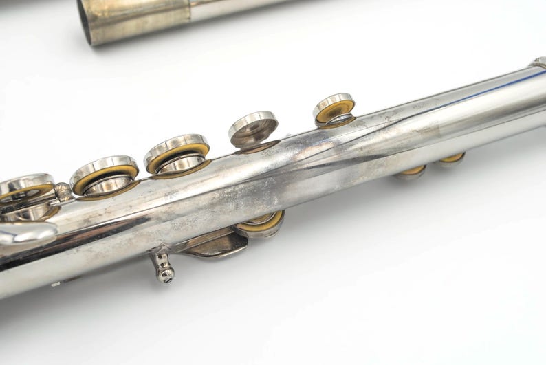 Vintage Cecilio Mendini MFE-N Silver Nickel Plated Flute With Nylon ...