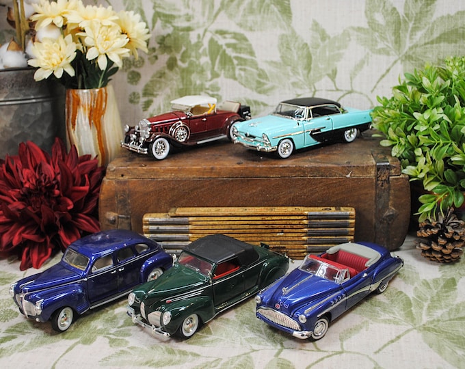 Vintage Signature Die Cast Antique Model Cars (each Sold Separately) - Etsy