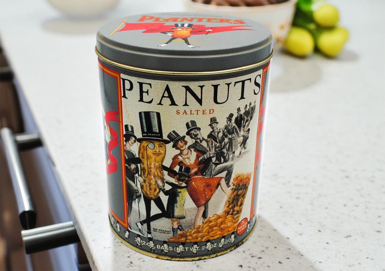 Vintage Planters Salted Peanuts Limited Edition Tin - Etsy