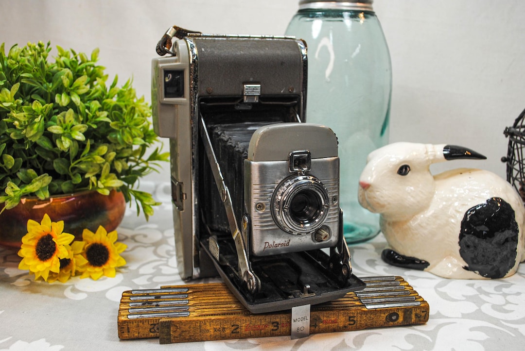 Vintage Polaroid Land Camera, Model 80A, Collectible Photo Equipment - Etsy