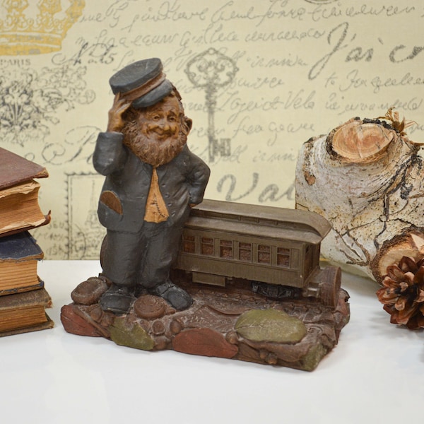 Conductor Vintage Figurine - Etsy