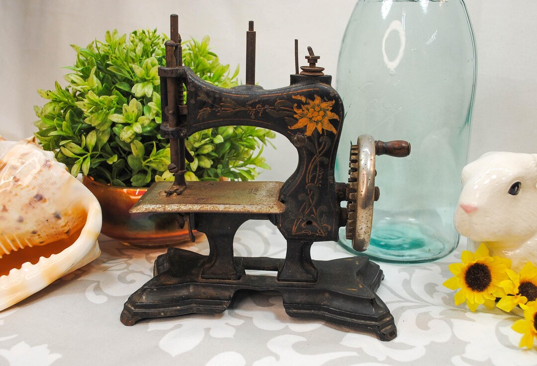 Antique Casige DRGM Miniature Sewing Machine - Etsy