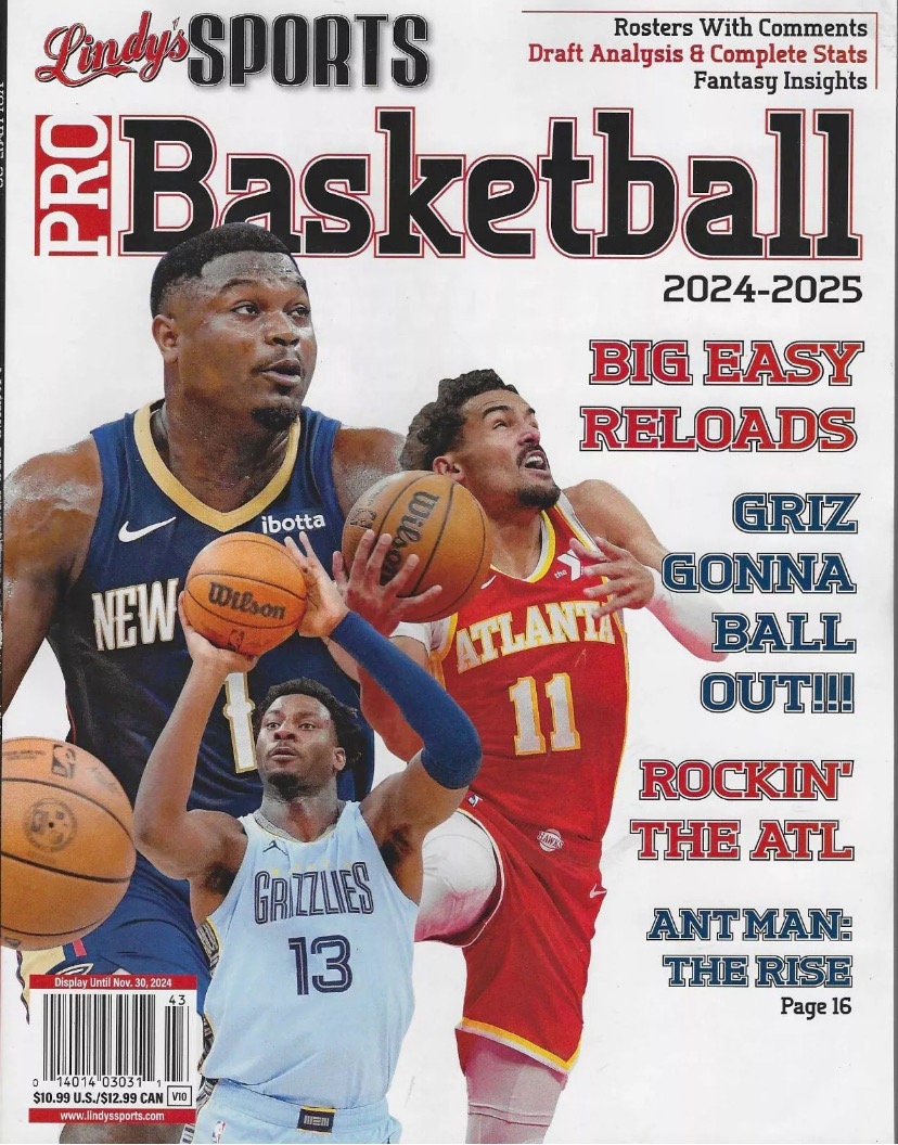 Lindy's Sports Pro Basketball 2024-2025 NBA Preview Magazine - COVERS ...