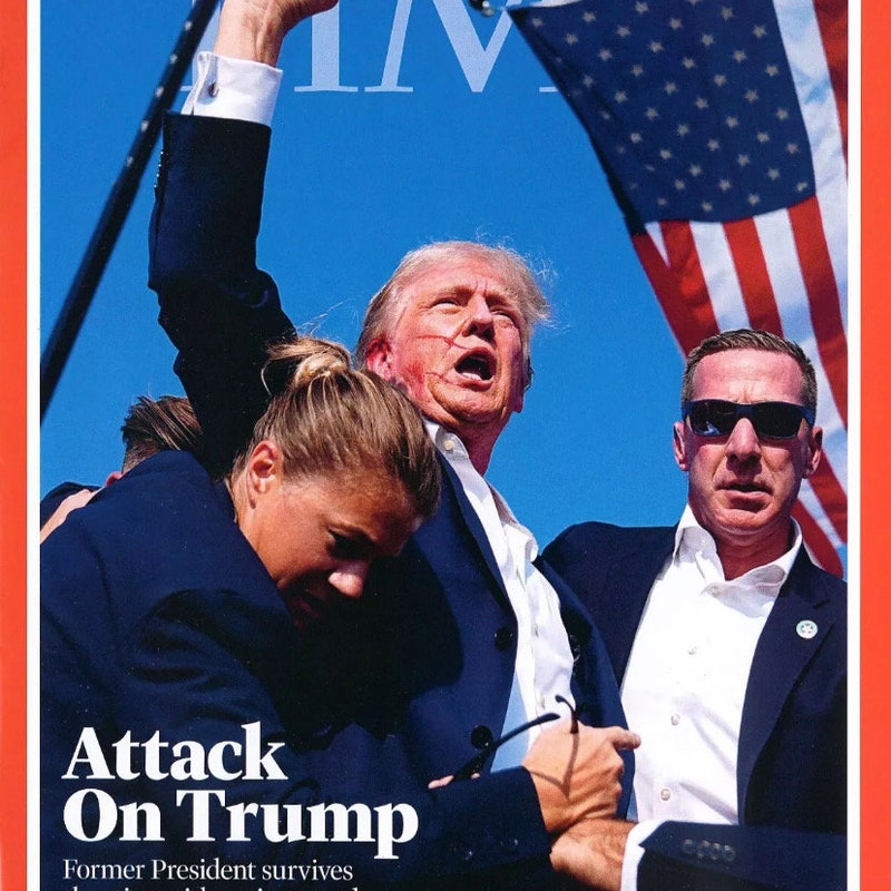 Trump Cover of Time - Etsy