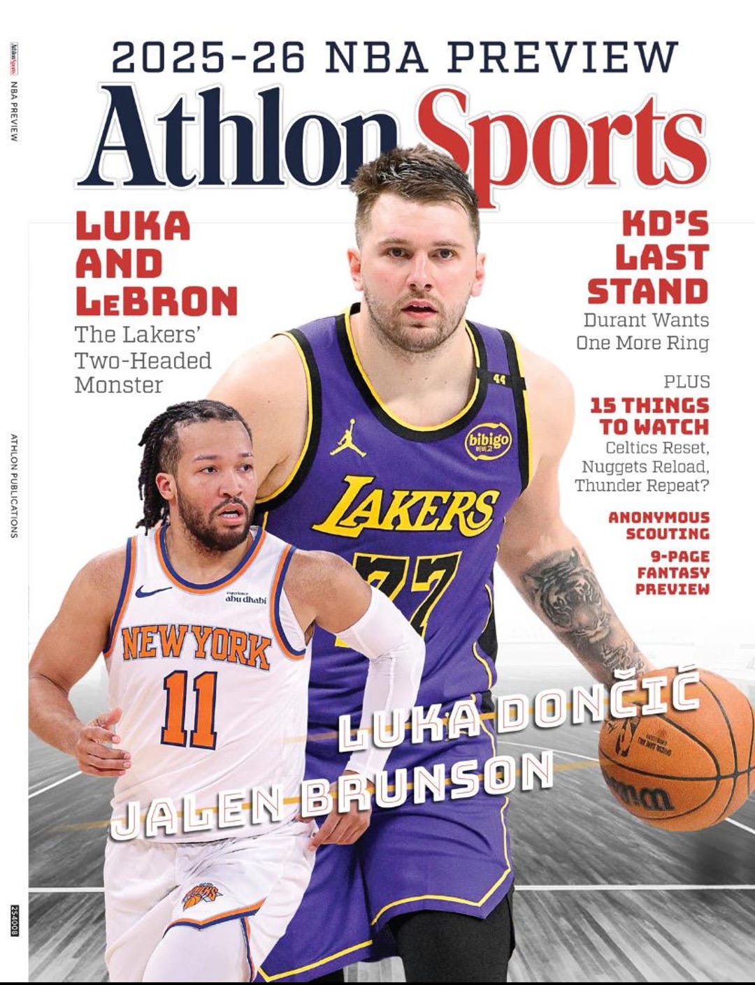 Athlon Sports 2025-2026 NBA Preview Basketball COVERS VARY - Etsy