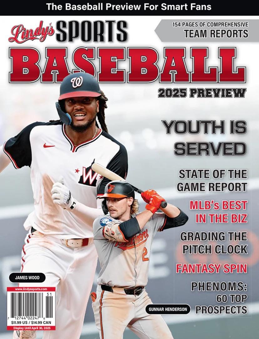 2025-2026 Lindy's Sports Baseball Preview MLB Magazine - COVERS VARY - Etsy