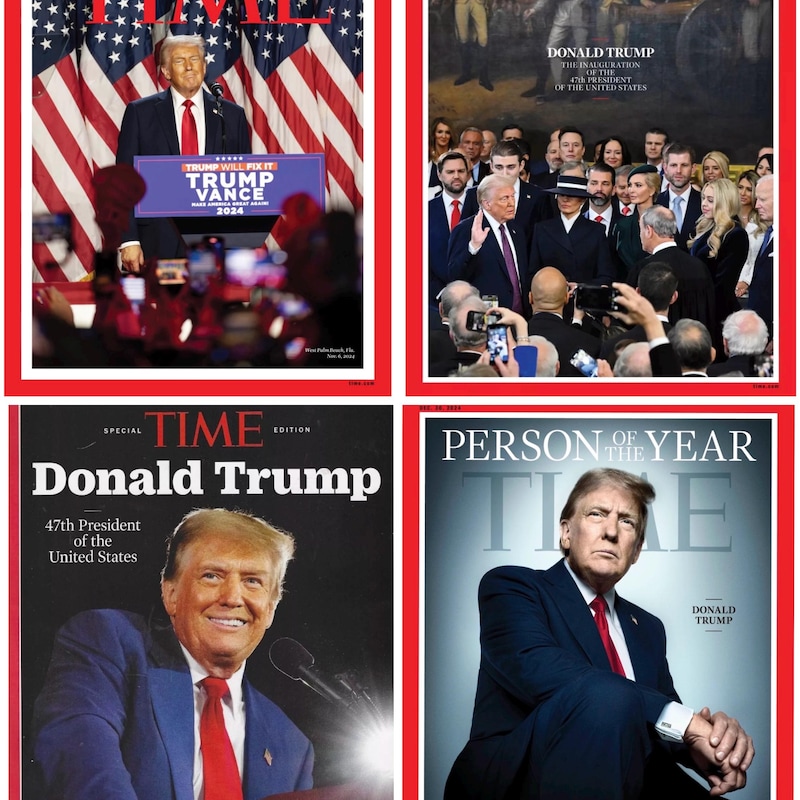 Time Magazine Donald Trump - Etsy