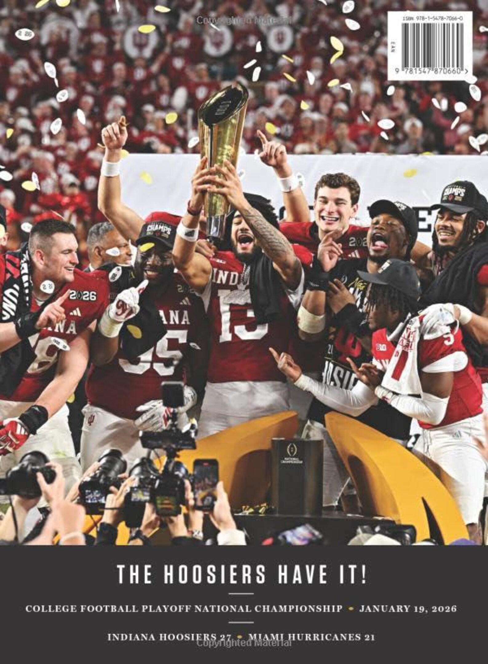 ESPN 2026 MAGAZINE Indiana HOOSIERS National Champions Fernando Mendoza ...