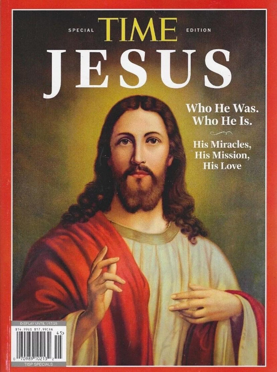 2024 TIME Magazine Special Edition JESUS Who He Was. Who He Is. Lord ...