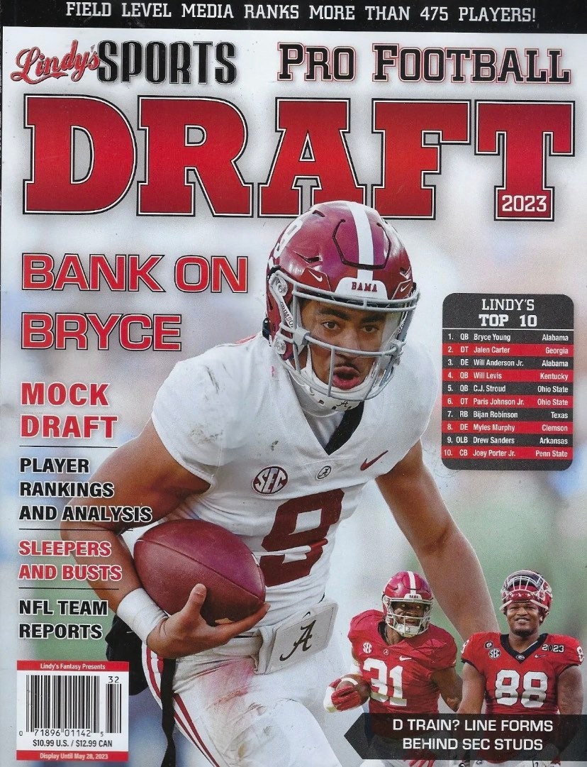 Lindy’s Sports Pro Football Draft 2023 MAGAZINE NFL Draft Preview Bryce ...