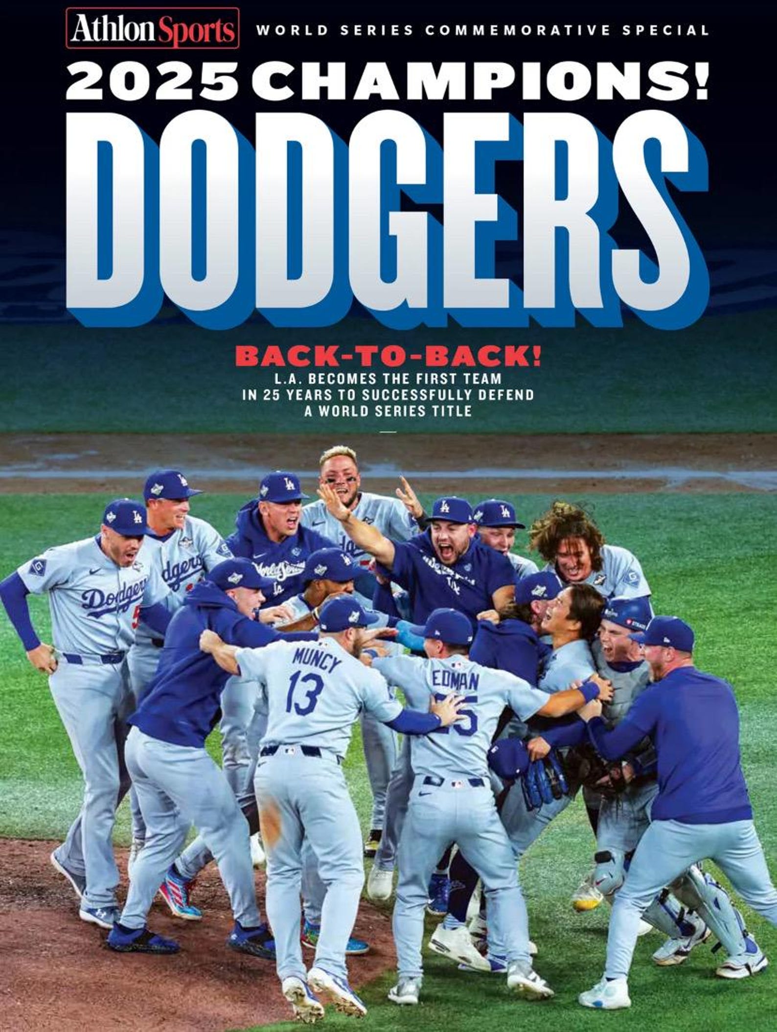 Athlon Sports 2025 World Series Commemorative Special MAGAZINE Los ...