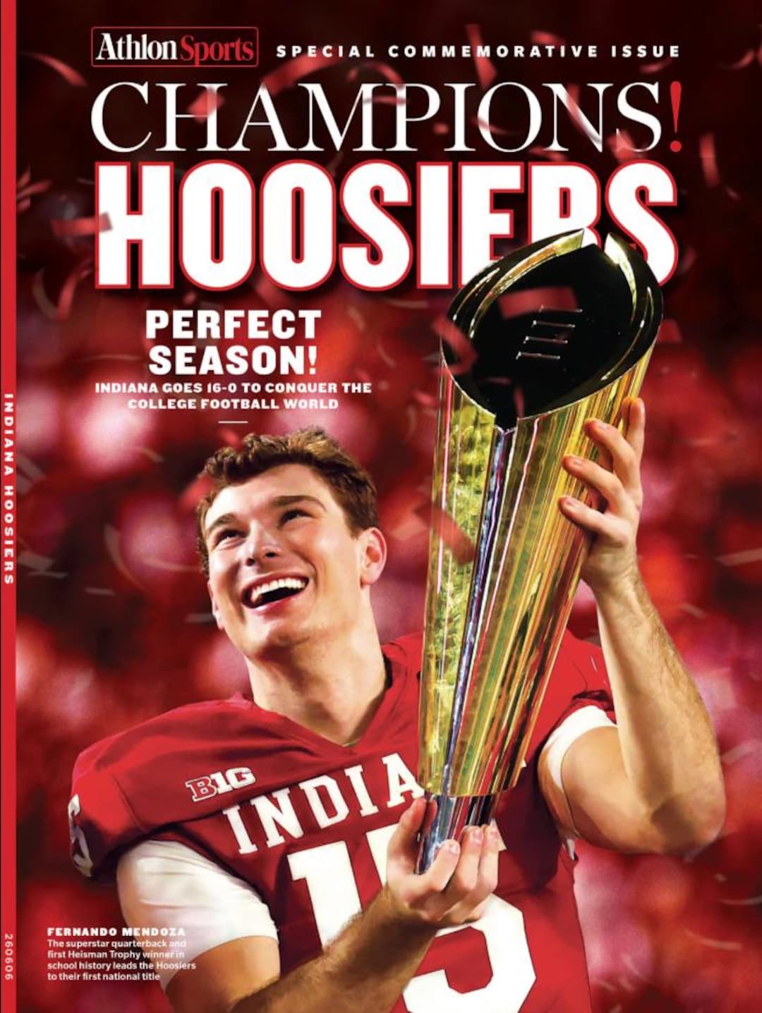 Athlon Sports 2026 MAGAZINE Indiana HOOSIERS National Champions ...