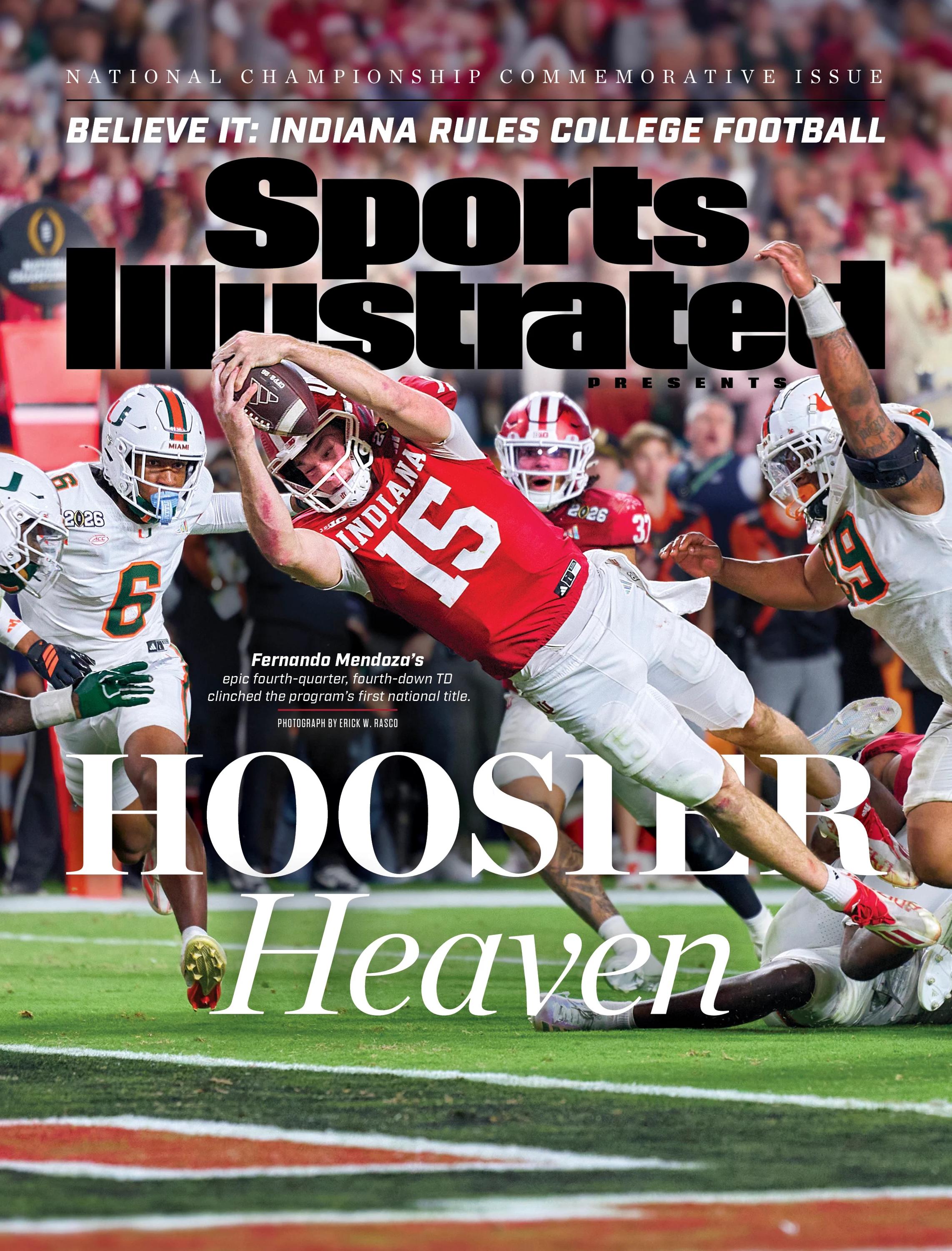 Sports Illustrated 2026 MAGAZINE Indiana Hoosiers National Champion ...