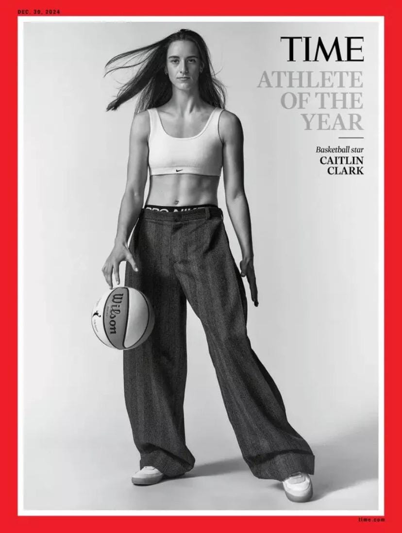 TIME MAGAZINE December 30 2024 Caitlin CLARK Athlete of the Year ...