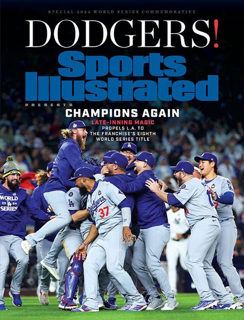 2024 Sports Illustrated World Series Special MLB Commemorative MAGAZINE ...