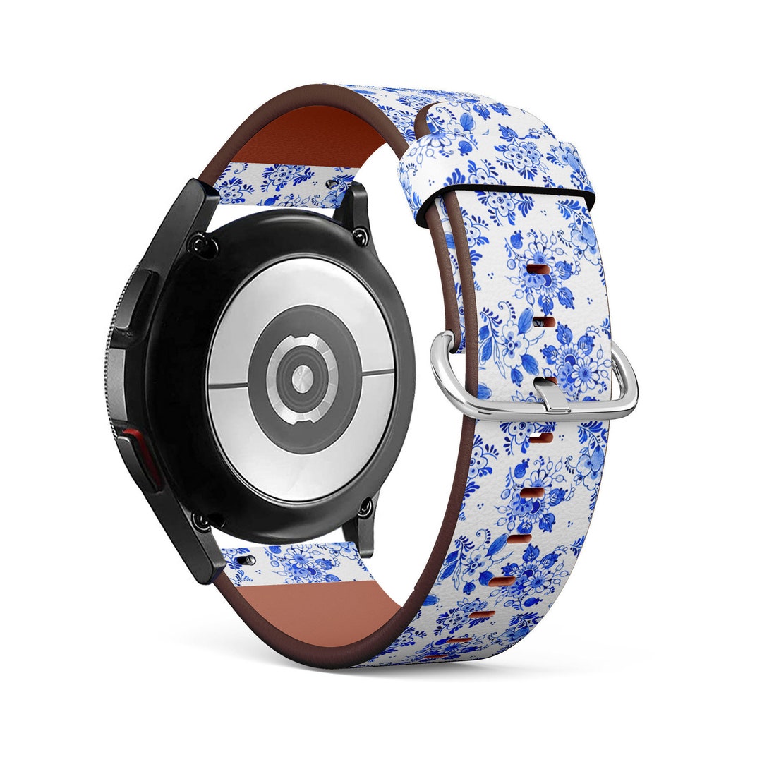 Armband für Samsung Smartwatches, Delft Blue Style, Galaxy Watch ...