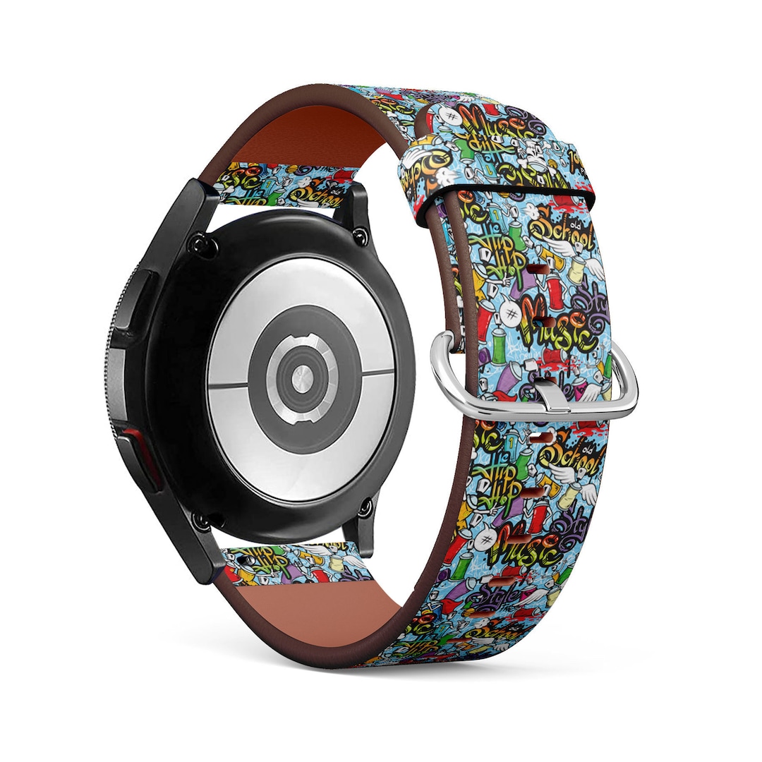 Band for Samsung Smartwatches, Decorative Graffiti Spray Can Characters ...