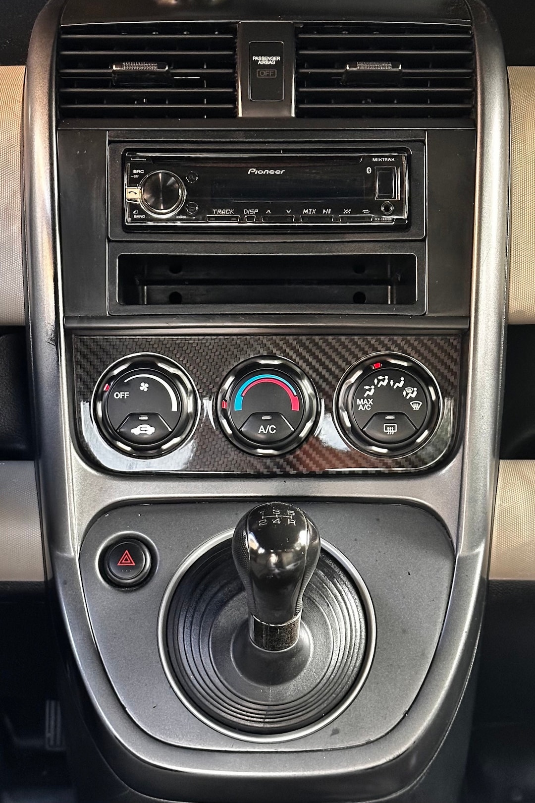 Honda Element -authentic Carbon Fiber- Climate Control Trim Fits 2003 ...