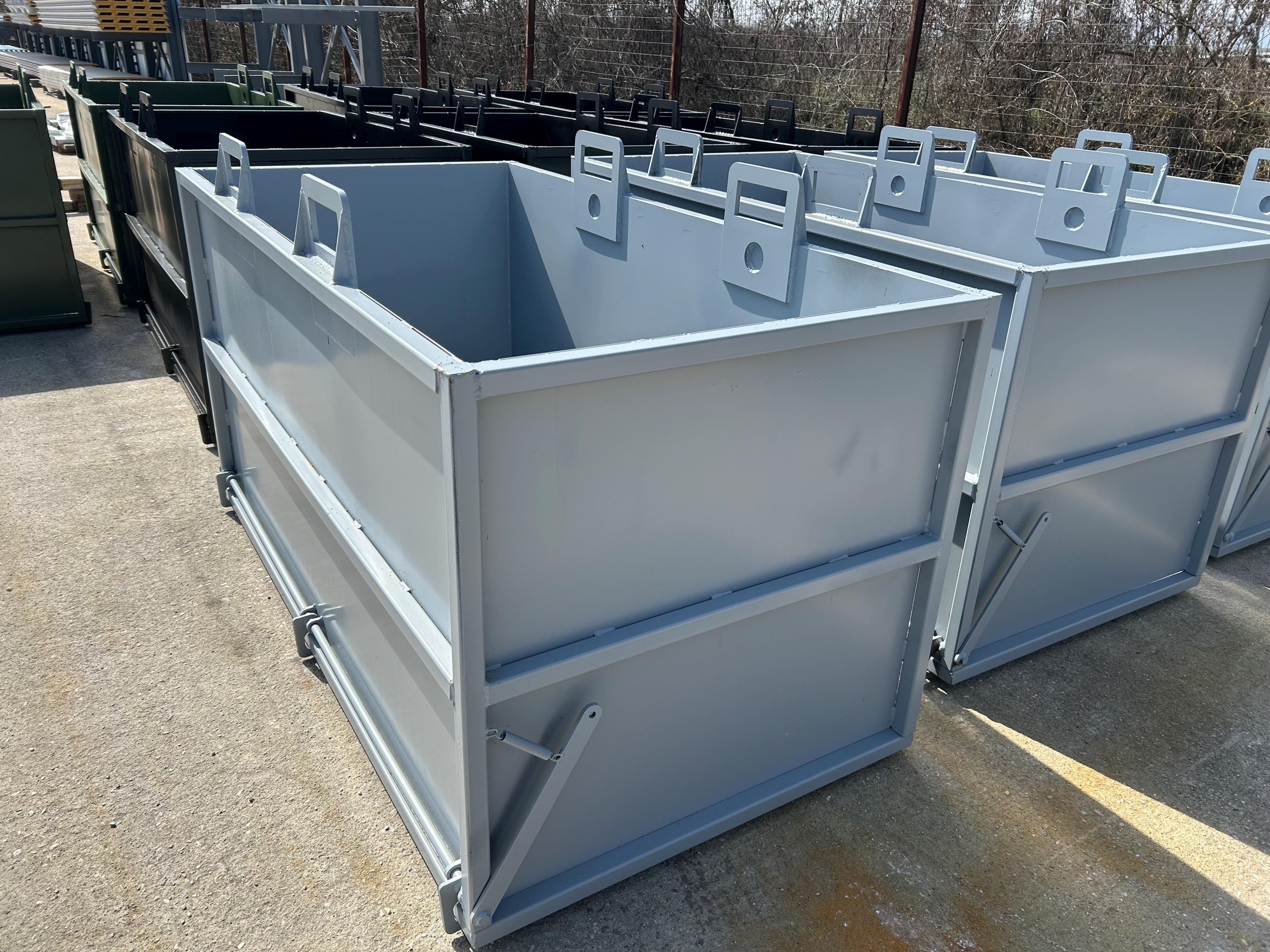 Industrial Dump Hopper Plans: Forklift Waste Bin (dxf,pdf) - Etsy