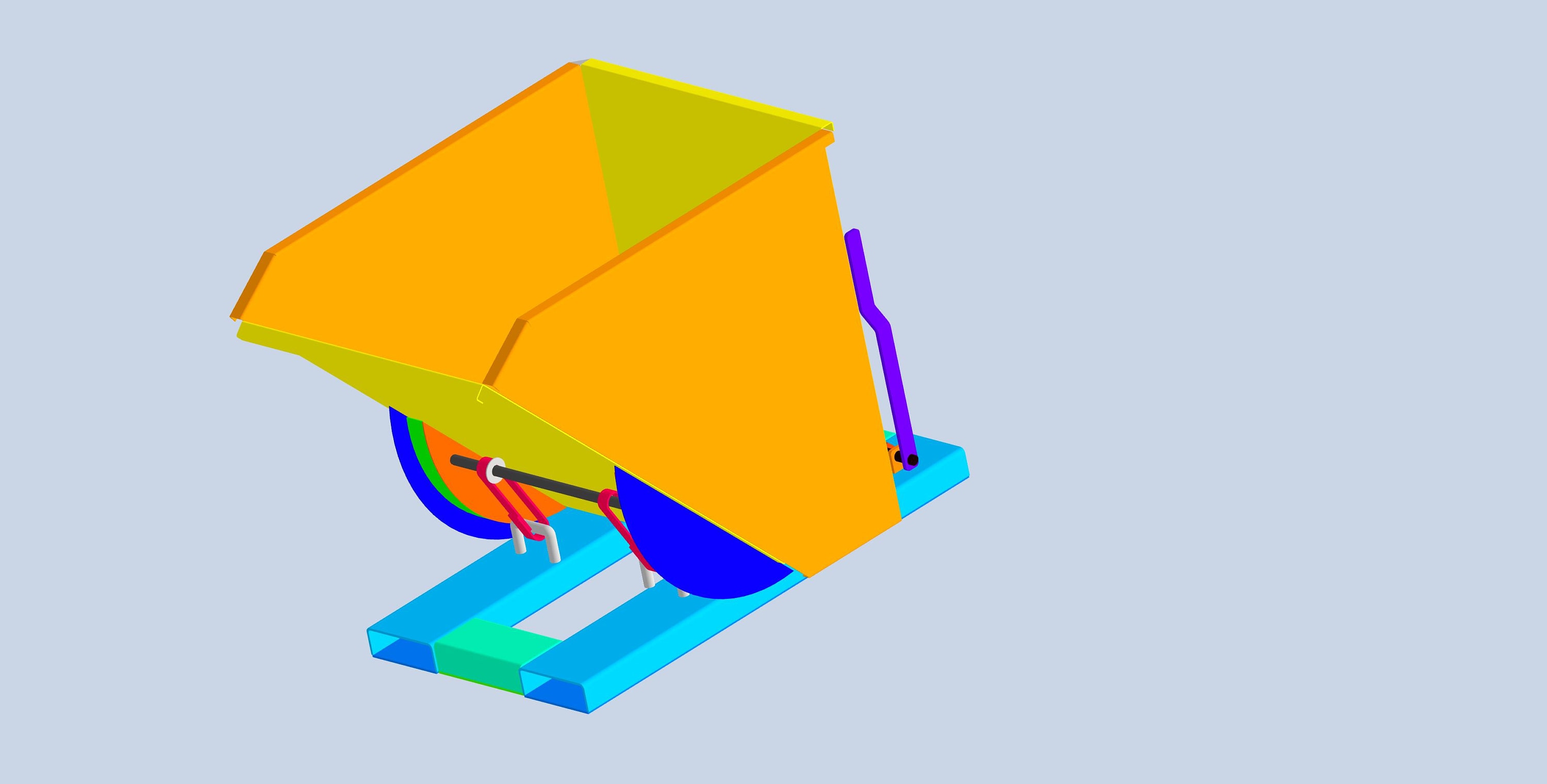 Waste Industrial Bin Heavy Load Metal Scrap Bin - Etsy