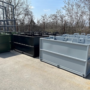 Industrial Dump Hopper Plans: Forklift Waste Bin (dxf,pdf) - Etsy