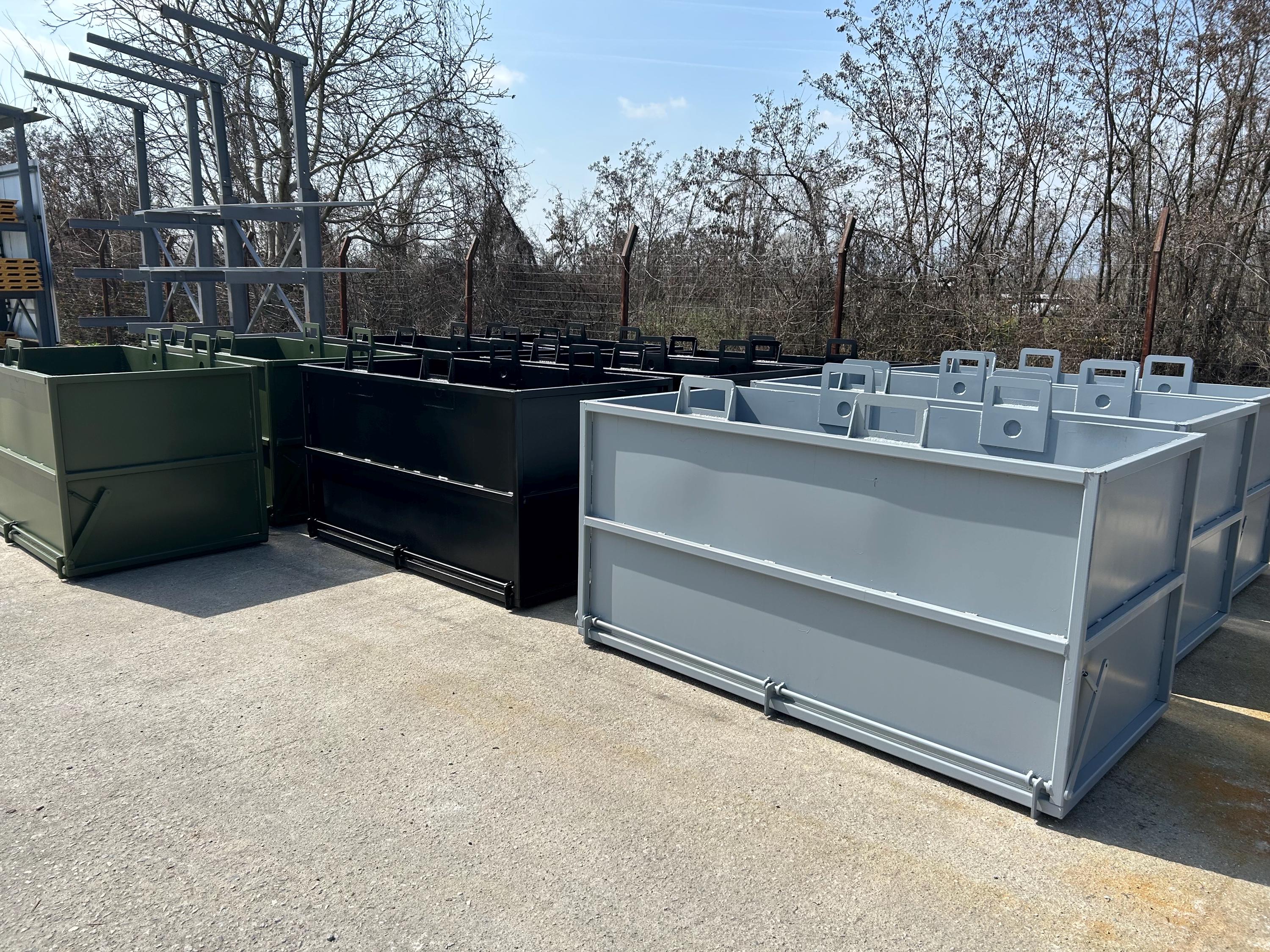 Industrial Dump Hopper Plans: Forklift Waste Bin (dxf,pdf) - Etsy