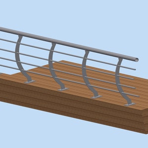 Different Railings for Your Home!dxf and Svg Lasercut Cnc Ready. Steel ...