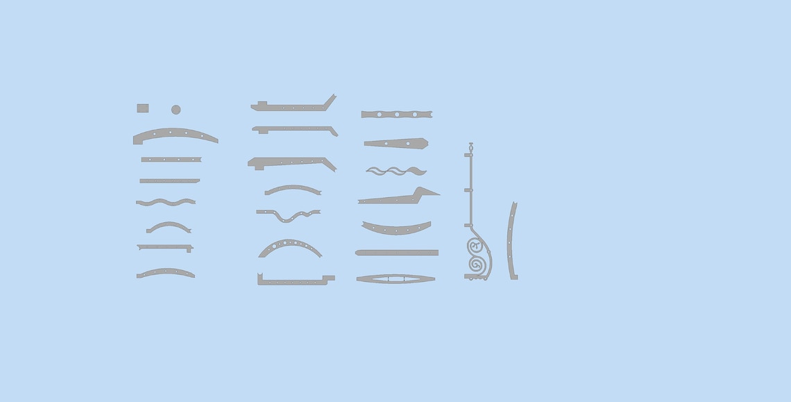 Different Railings for Your Home!dxf and Svg Lasercut Cnc Ready. Steel ...