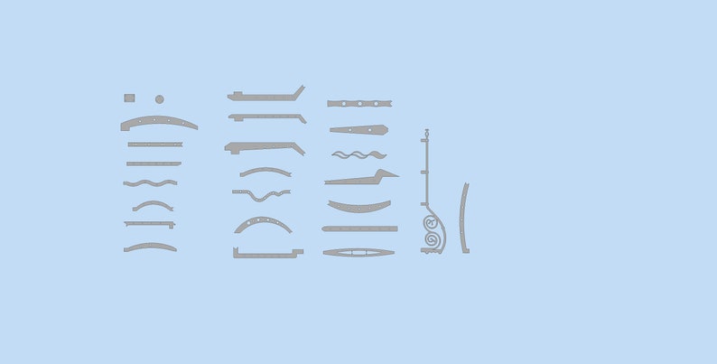 Different Railings for Your Home!dxf and Svg Lasercut Cnc Ready. Steel ...