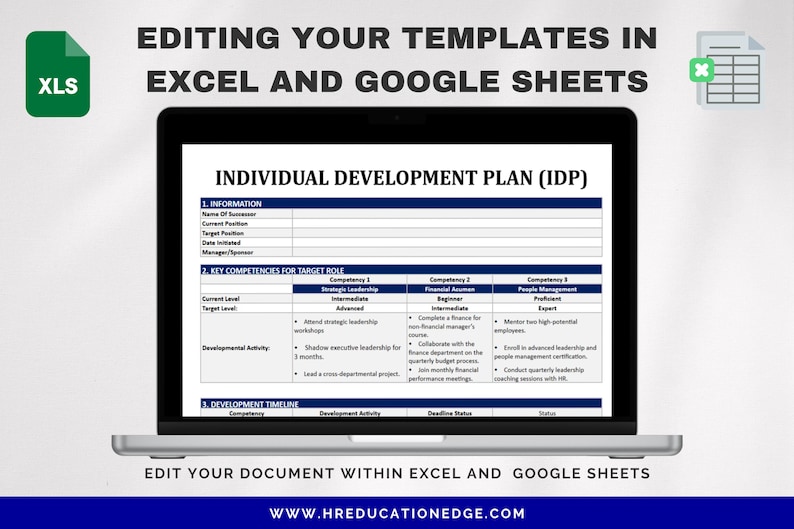 Individual Development Plan Template: Career & Leadership Coaching ...