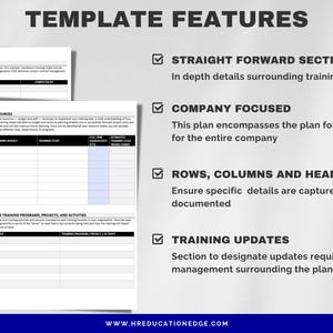 2025 Annual Training Plan Template: Corporate Employee Development (MS ...