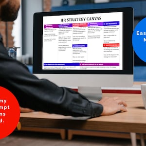 HR Strategy Canvas Template: Strategic Planning (microsoft Word ...
