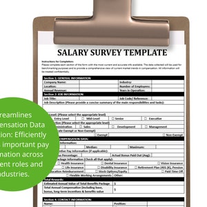 Salary Survey | Compensation Data | Market Analysis | Employee Wage ...