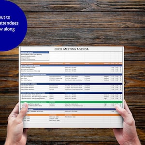 Staff Meeting Agenda Excel Spreadsheet Template Team Weekly Meeting ...