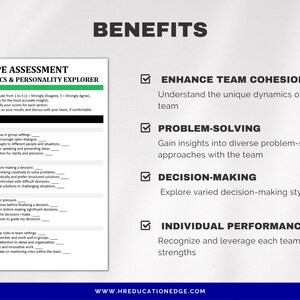 Team Dynamics & Personality Explorer: HR Team Building Tool (digital ...