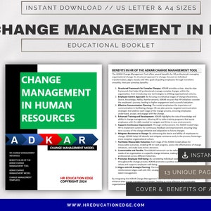 HR Change Management ADKAR Model Template (digital Download) - Etsy