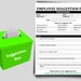 Buy Employee Suggestion Box Form | Suggestion & Feedback Box Cards | HR ...