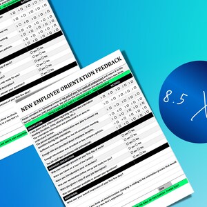 New Hire Orientation Survey Template: Employee Feedback (editable Word ...