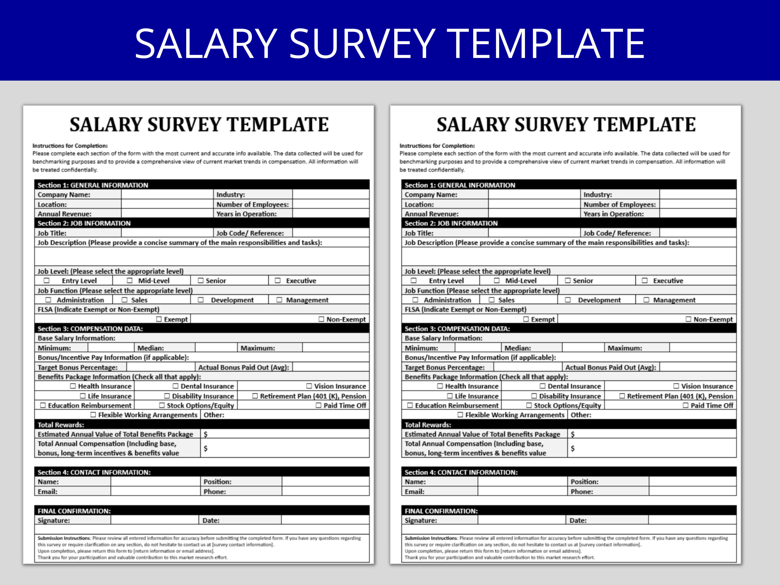 Salary Survey | Compensation Data | Market Analysis | Employee Wage ...
