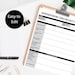 Daily Shift Supervisor Checklist: Editable MS Word Template - Etsy