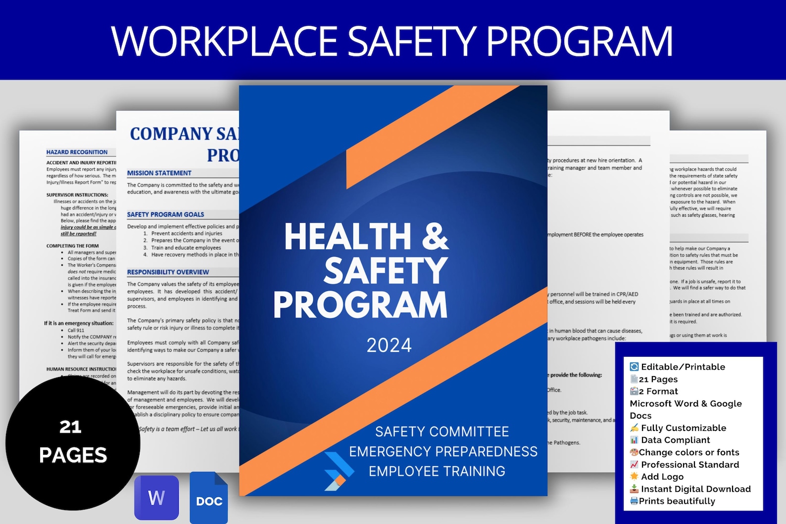 Workplace Safety Program | Employee Incident Reporting, Policies ...
