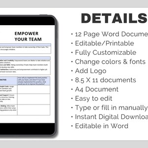 Team Leadership Workbook for Managers: HR Training (digital Download ...
