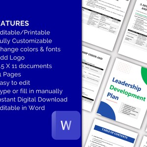 Leadership Development Plan Workbook: HR Career Roadmap (digital ...