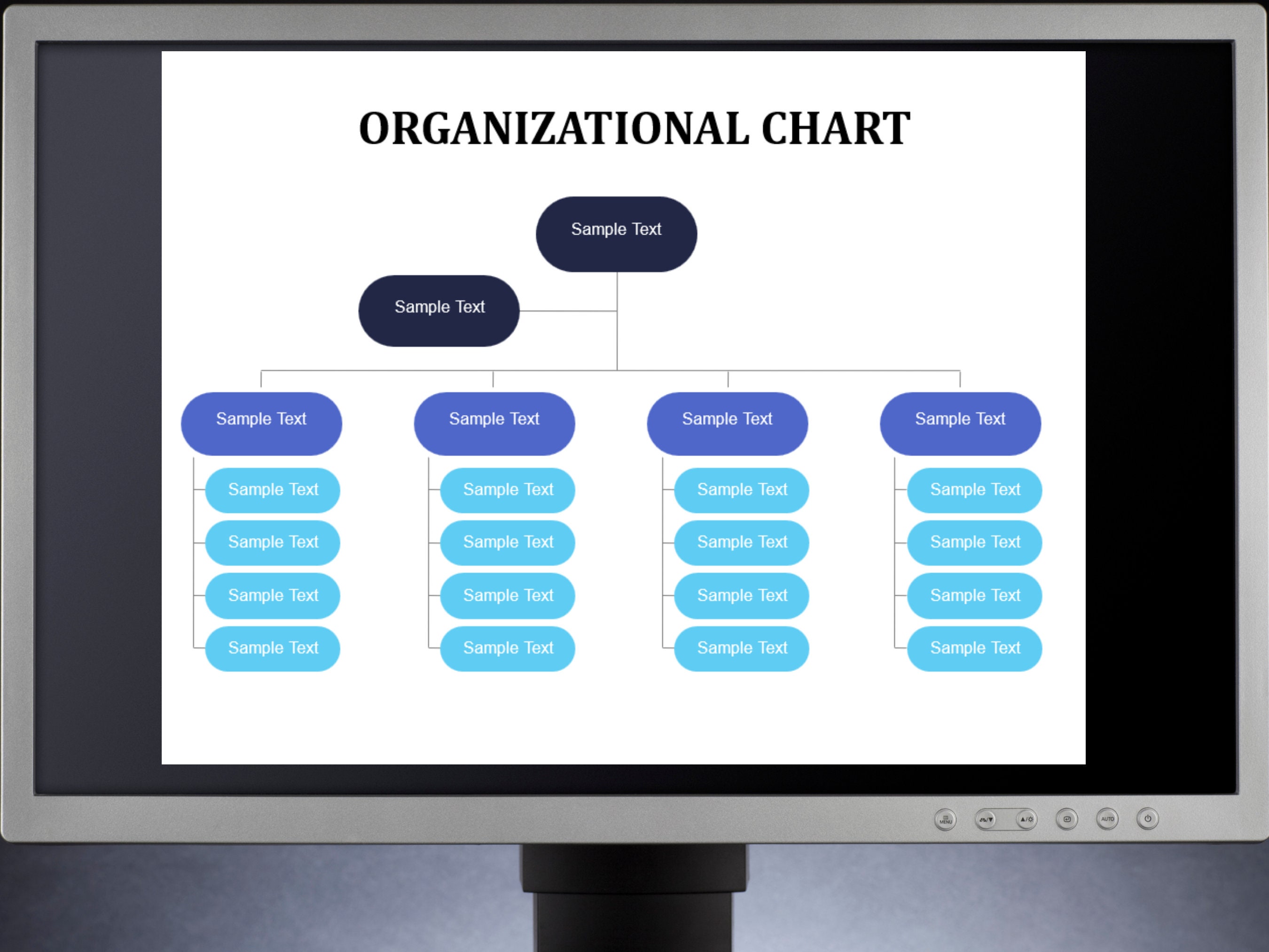 Organizational Chart Template | MS Editable Word | HR Templates | Human ...