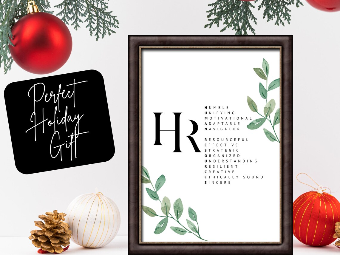 Human Resources Gift HR Gifts Office Decor Printable - Etsy