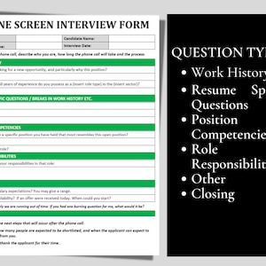 HR Interview Essentials Questions Bundle Human Resources HR Templates ...