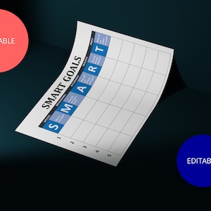 SMART Goals Template: Employee Performance Appraisal (MS Word) - Etsy