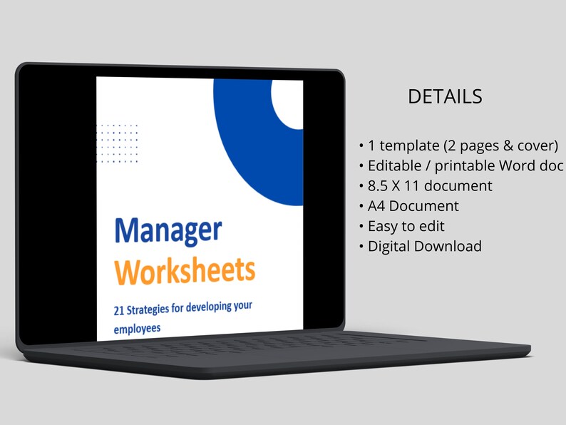 Manager Training Worksheets | Management Template | New Development ...