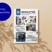 Editable Company Newsletter Template: Employee Recognition (canva) - Etsy